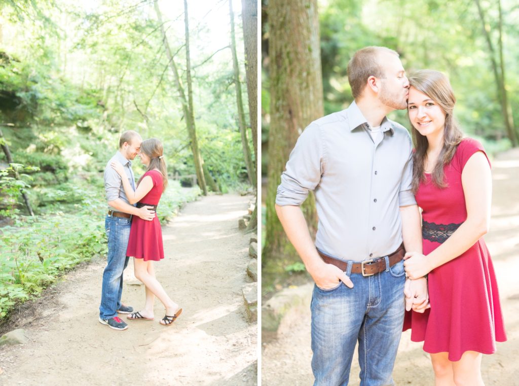 Engagement at Hocking Hills - Becky & Chris - Stephanie Kase