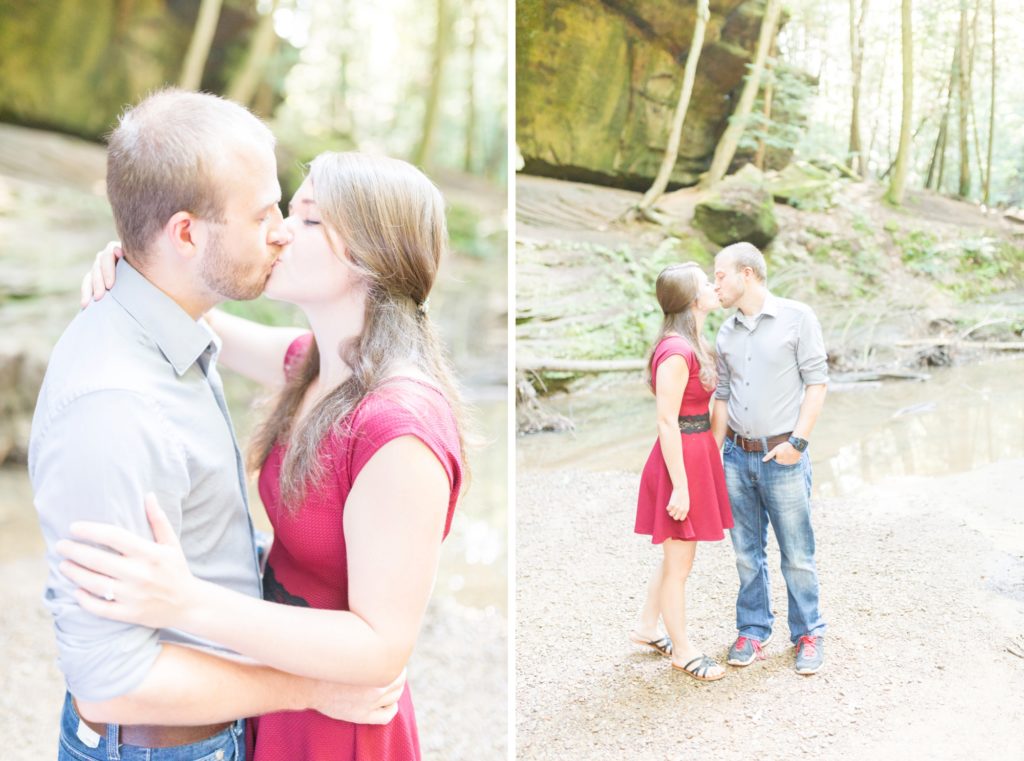 Engagement at Hocking Hills - Becky & Chris - Stephanie Kase