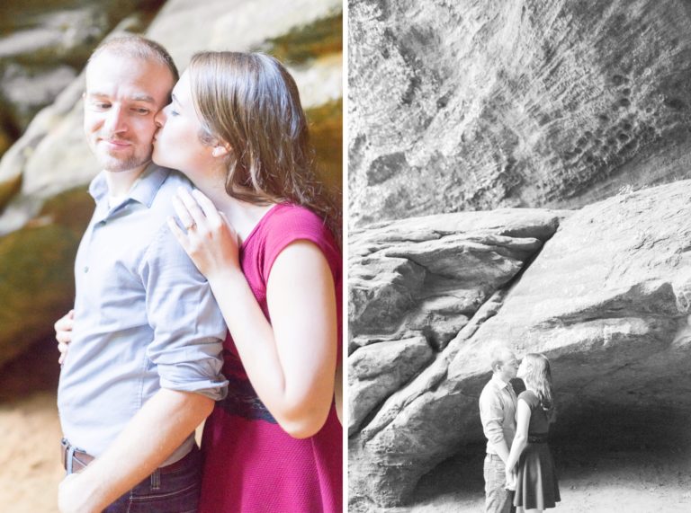 Engagement at Hocking Hills - Becky & Chris - Stephanie Kase