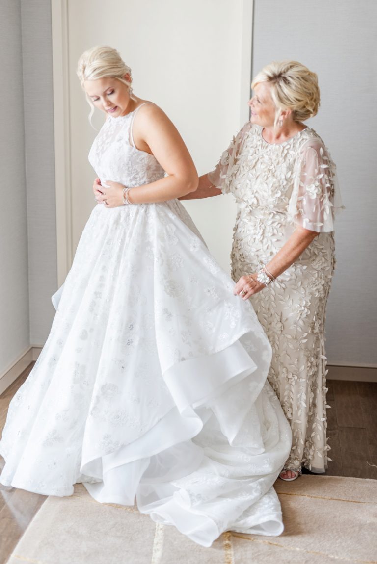 Hilton Columbus at Easton Wedding in Ohio | Blush & Gold Ballroom Venue