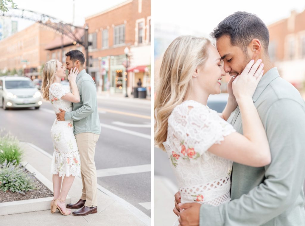 Engagement Photos in the Short North at Goodale Park in Columbus, Ohio