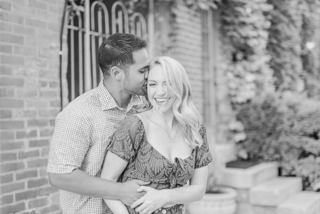 Engagement Photos in the Short North at Goodale Park in Columbus, Ohio